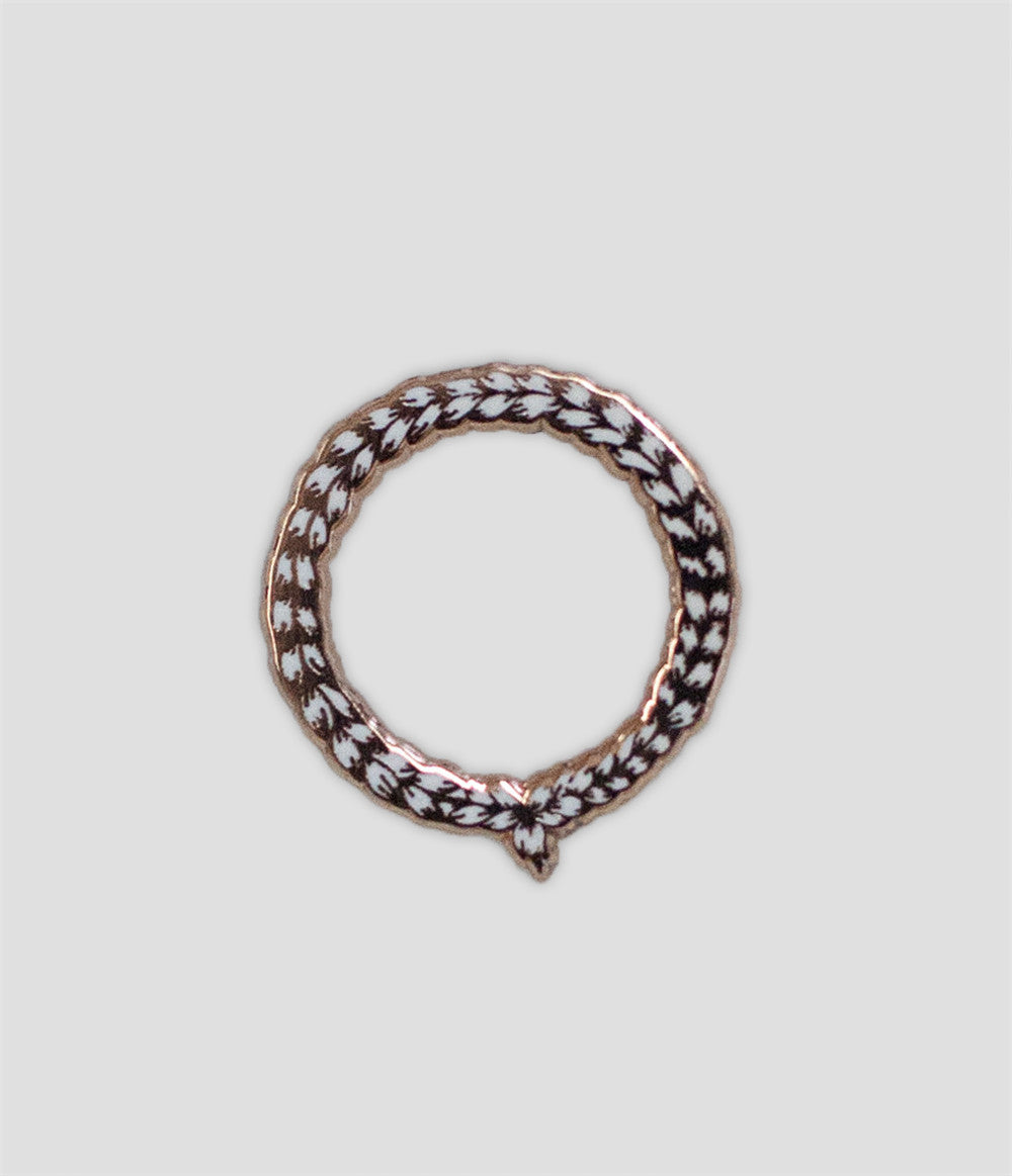 Stay Home Club Golden Braid Pin Badge – No Fit State Co.